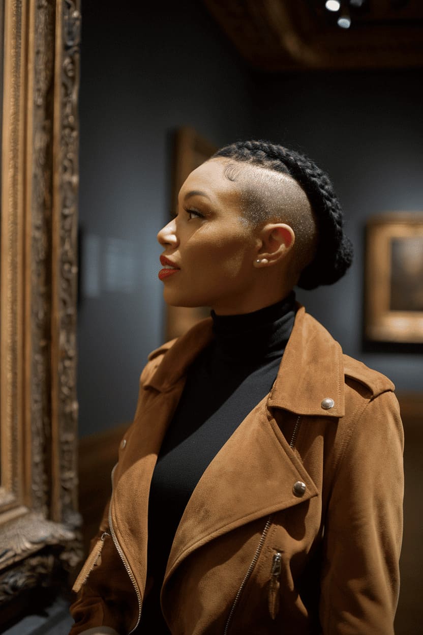 One-Side-Shaved Hairstyles for Black Women: 20 Stylish and Edgy Options